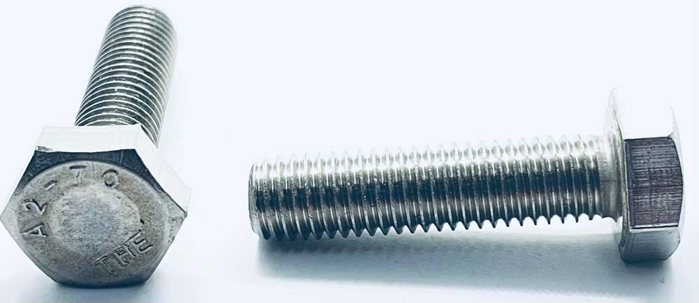 M16X45 HEX SET BOLTS STAINLESS STEEL 304 - U2 Industrial Supplies